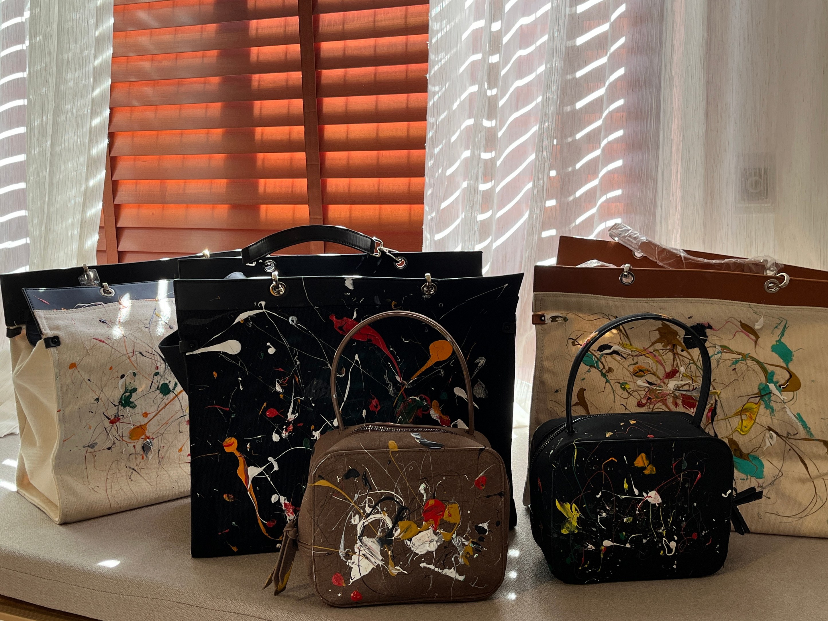 Splash Ink Handbag | Bag | Three Fleas