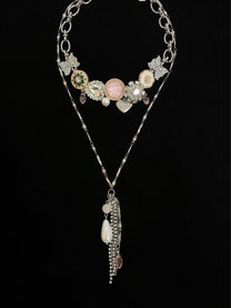 Spring Ballet Layered Tassel Choker | Jewelry | Three Fleas