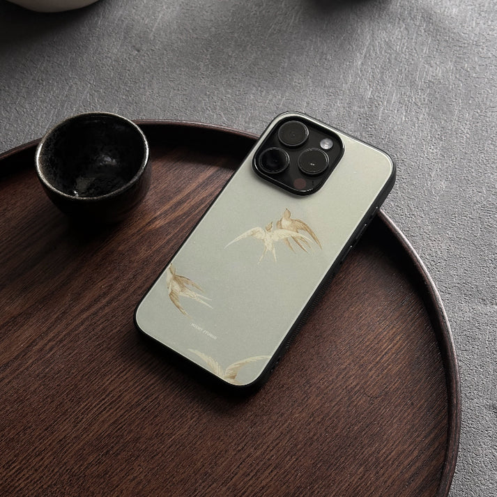 [Chinoiserie]Spring Swallow Printed Phone Case | Phone Case | Three Fleas