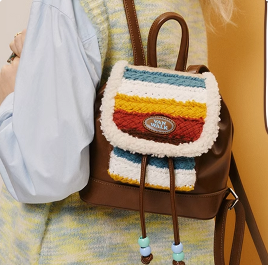 Spring Pasture Cowboy Drawstring Mini Backpack | Bag | Three Fleas