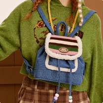 Spring Pasture Cowboy Drawstring Mini Backpack | Bag | Three Fleas