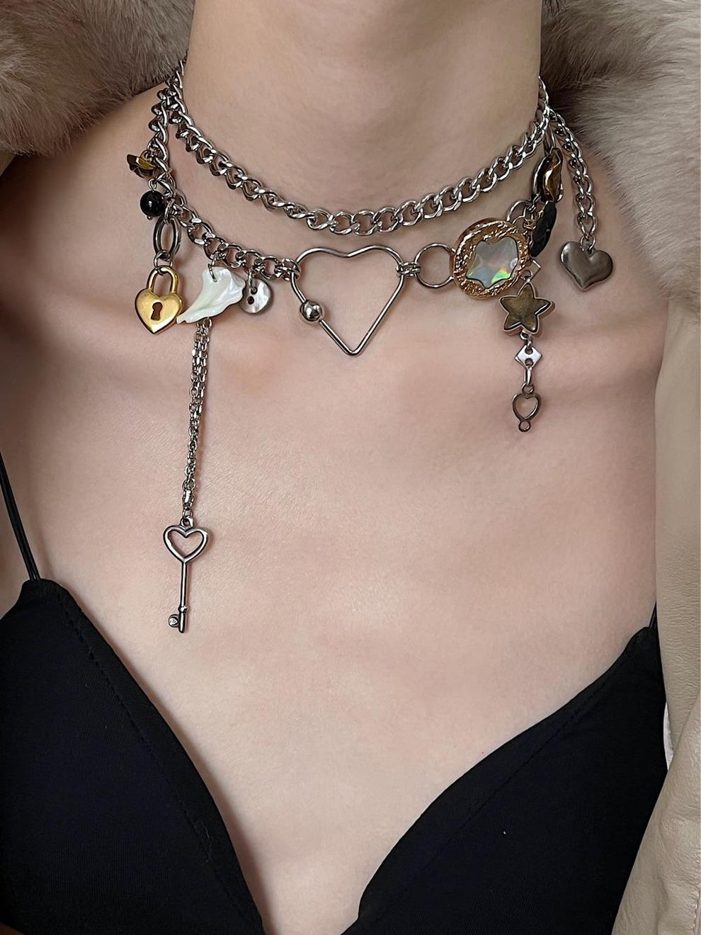 Star Pendant Tassel Necklace Waist Chain | Jewelry | Three Fleas
