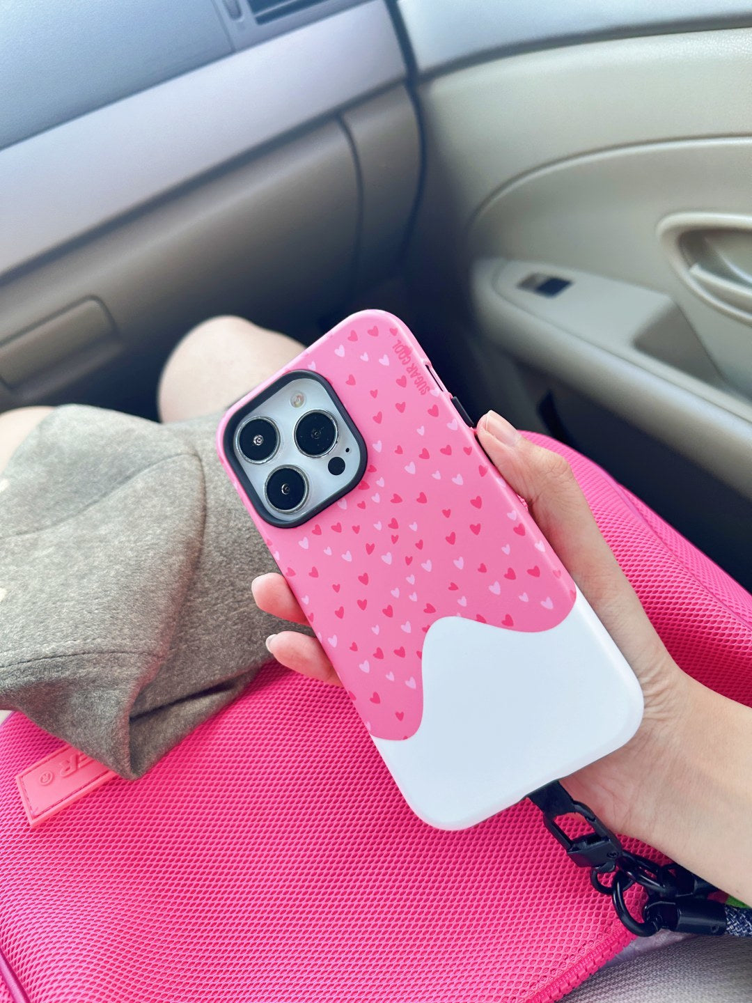 Strawberry Milk Double Layer Phone Case | iPhone Accessories | Three Fleas
