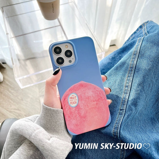 Summer Peach Printed Phone Case | Phone Case | Three Fleas