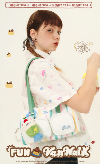 Summer Tea Sweet Pocket Shoulder Bag | Bag | Three Fleas