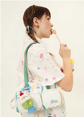 Summer Tea Sweet Pocket Shoulder Bag | Bag | Three Fleas