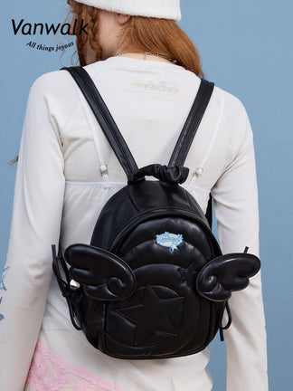 Vanwalk Lucky Star Series Angel's Wings Backpack | Bag | Three Fleas