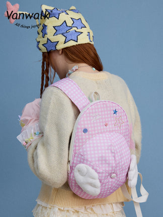 Vanwalk Lucky Star Series Baseball Cap Shaped Backpack | Bag | Three Fleas