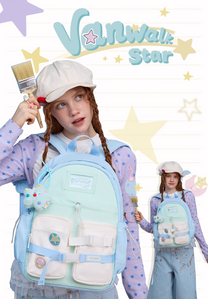 Vanwalk Lucky Star Series Large Backpack | Bag | Three Fleas