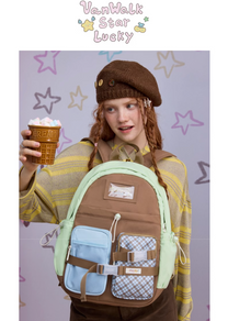 Vanwalk Lucky Star Series Large Backpack | Bag | Three Fleas