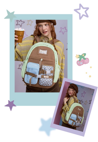 Vanwalk Lucky Star Series Large Backpack | Bag | Three Fleas