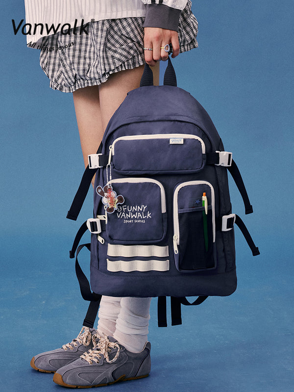 Vanwalk Sport Series Pocket Backpack | Bag | Three Fleas