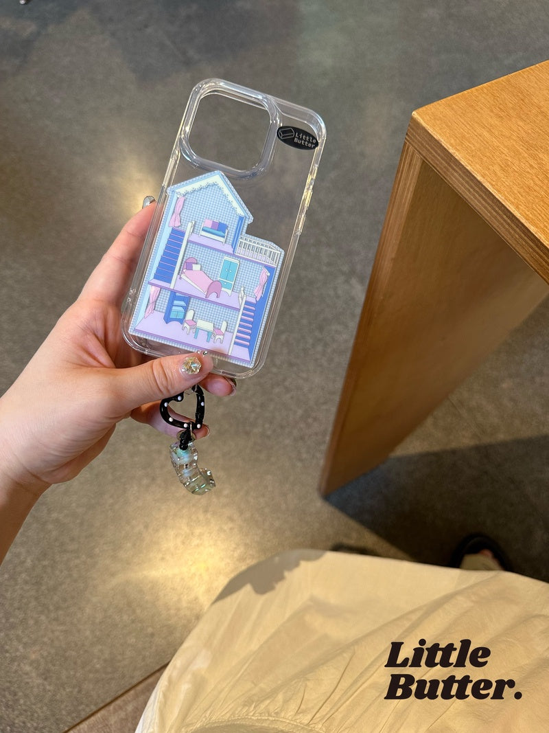 「Original」Villa Printed Clear Phone Case | iPhone Accessories | Three Fleas