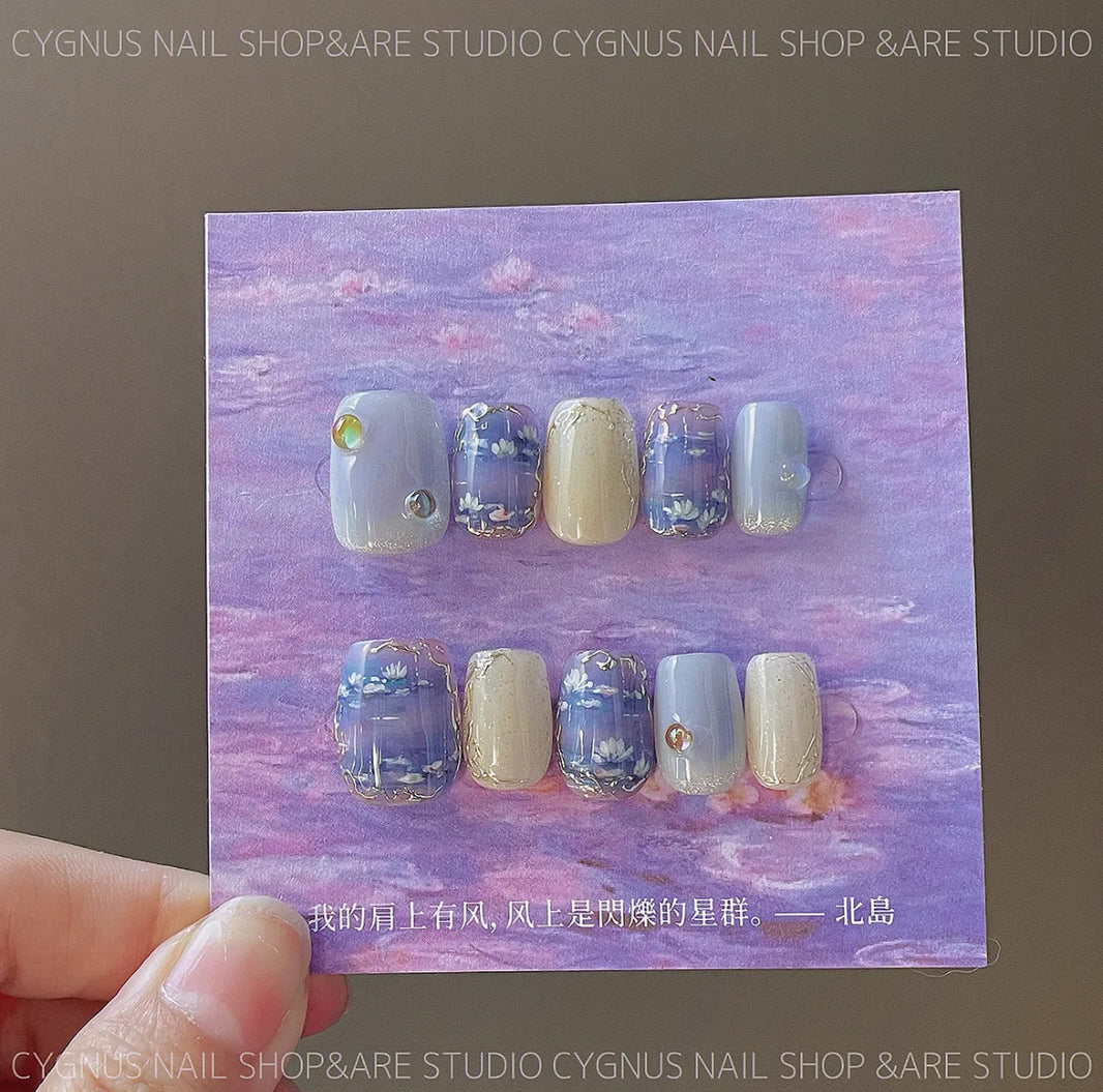 Oval, Coffin, Square, Round, Almond Nail | Press On Nail | Three Fleas