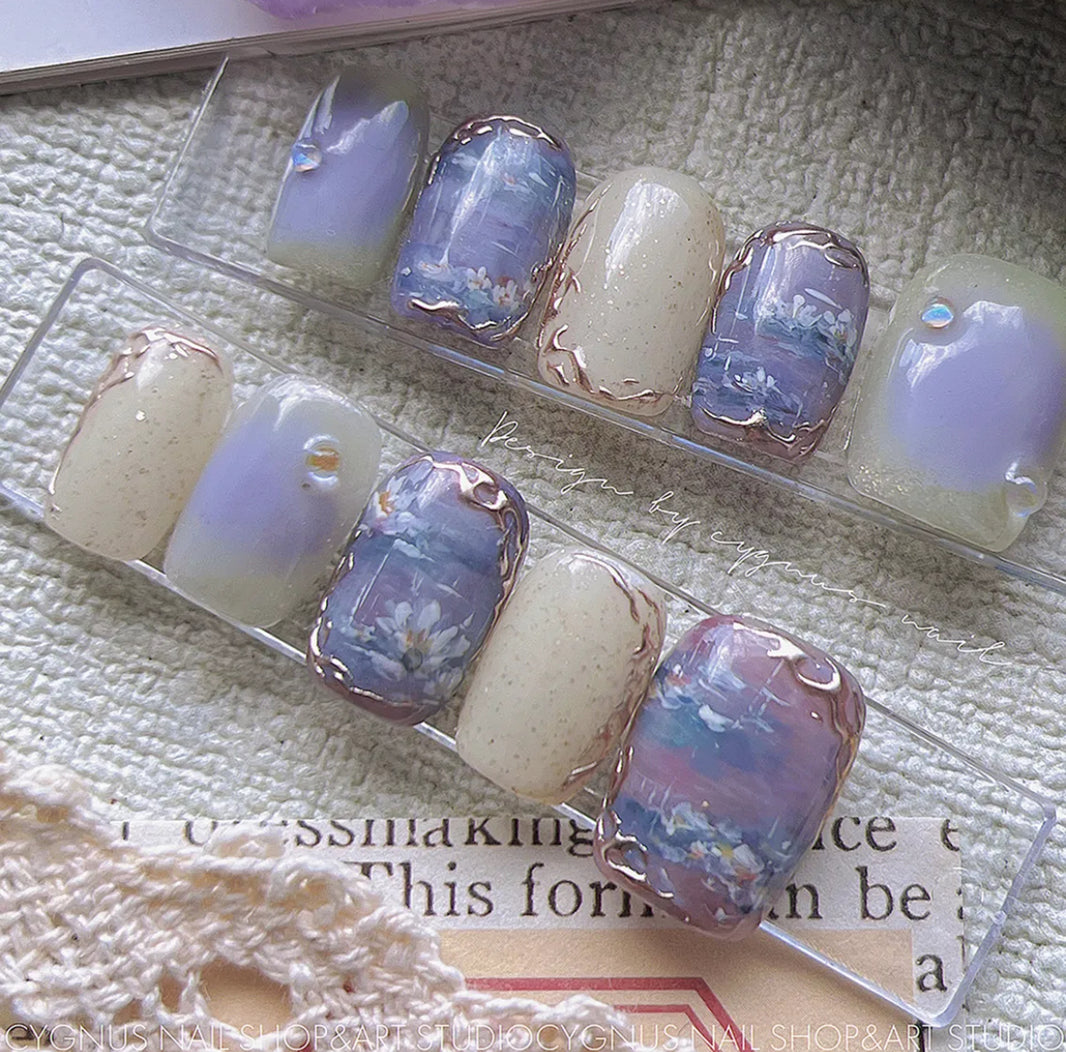 Oval, Coffin, Square, Round, Almond Nail | Press On Nail | Three Fleas