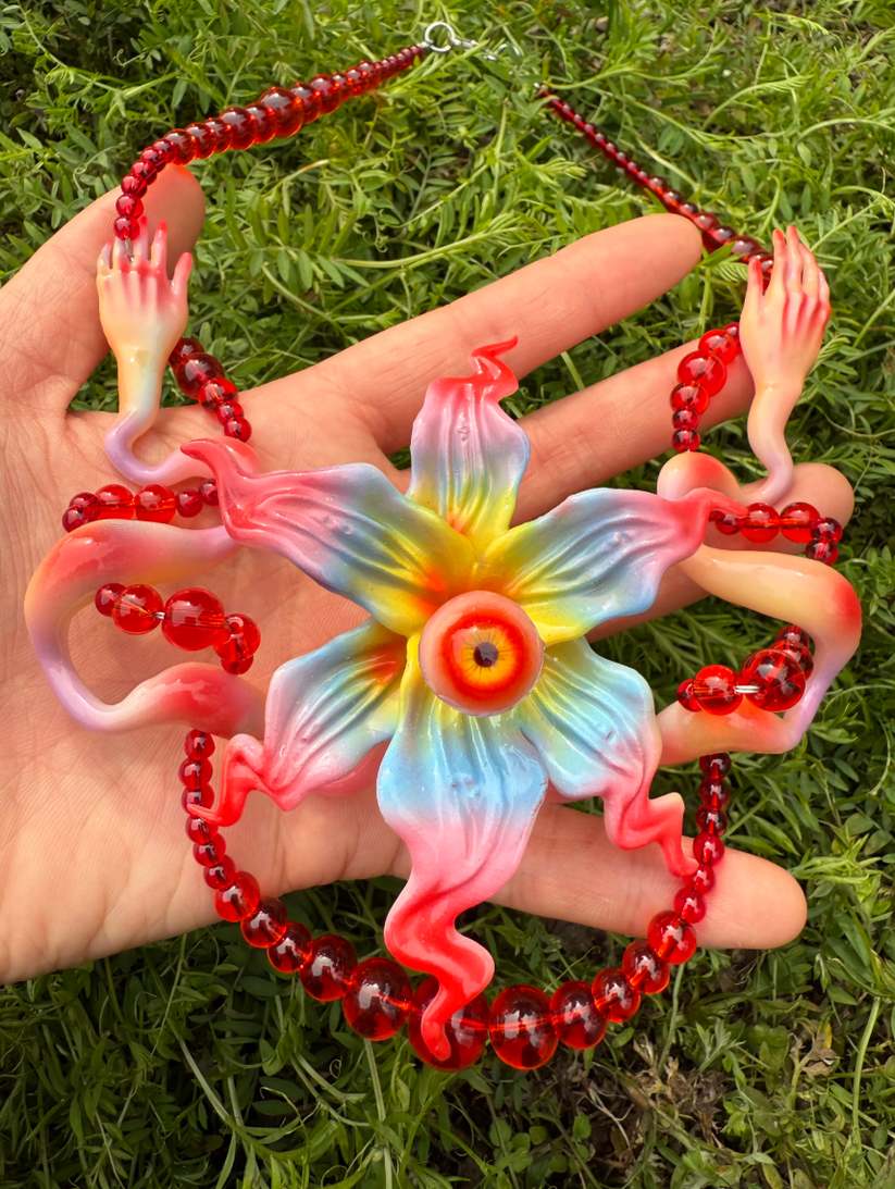 Weird Eye Blossom Necklace | Jewelry | Three Fleas