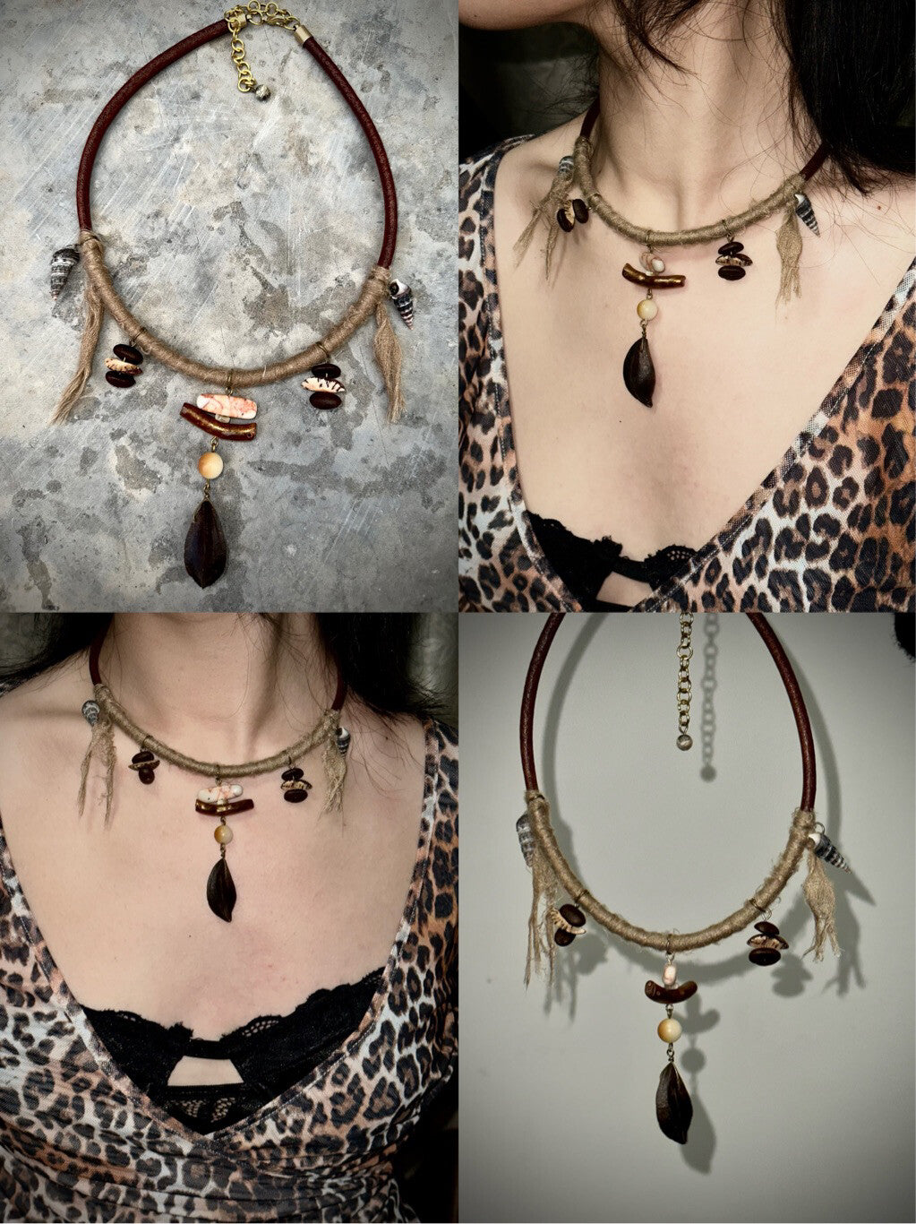 Wilderness Nomad Exotic Necklace | Jewelry | Three Fleas