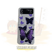 Y2k Purple Butterflies Galaxy Z Flip3/4 Phone Case | Samsung Phone Case ...