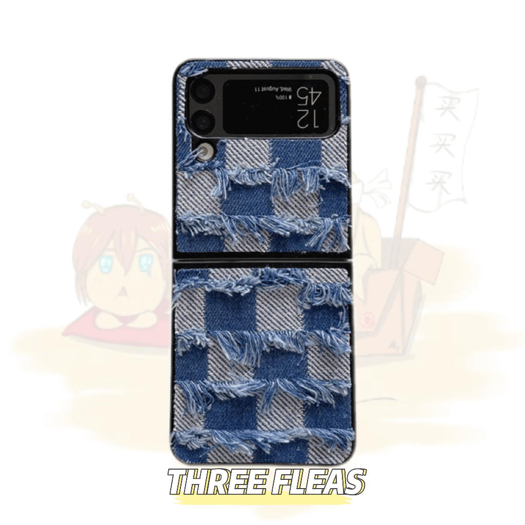 Y2k Tassel denim Galaxy Z-Flip 3/4 phone case | Phone Case | Three Fleas