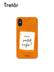 Amber Orange Phone Case | iPhone Case | Three Fleas Exclusive