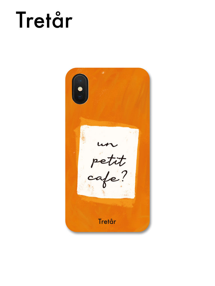 Amber Orange Phone Case | iPhone Case | Three Fleas Exclusive