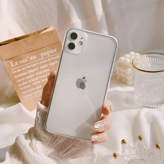 「iPhone」$1 GIFT Simple Transparent Soft Phone Case | Three Fleas