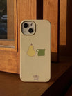 🍐A thinking pear | iPhone Case | Three Fleas Exclusive Design