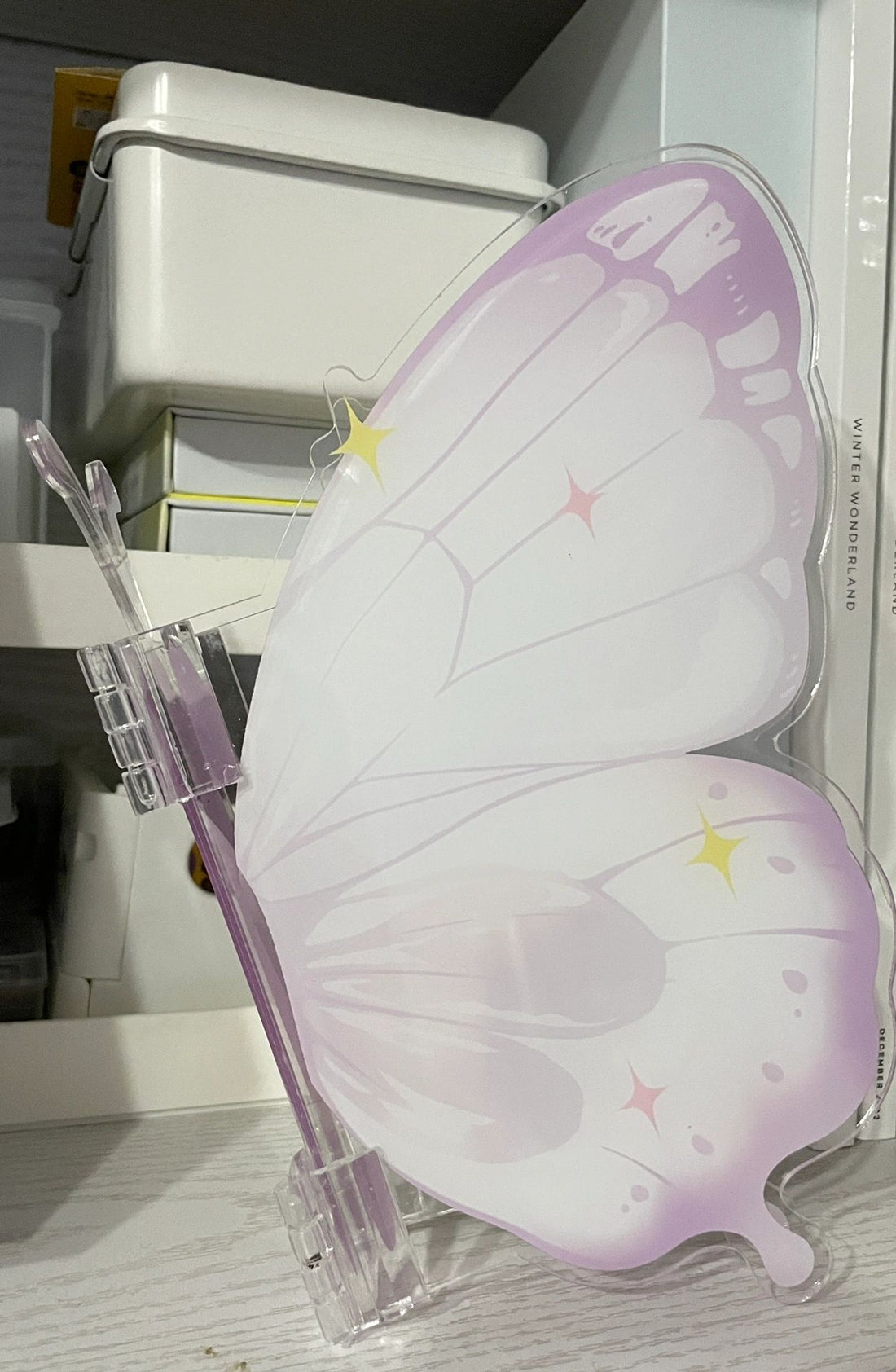 Pink Butterfly Folder | Hobonichi | Three Fleas